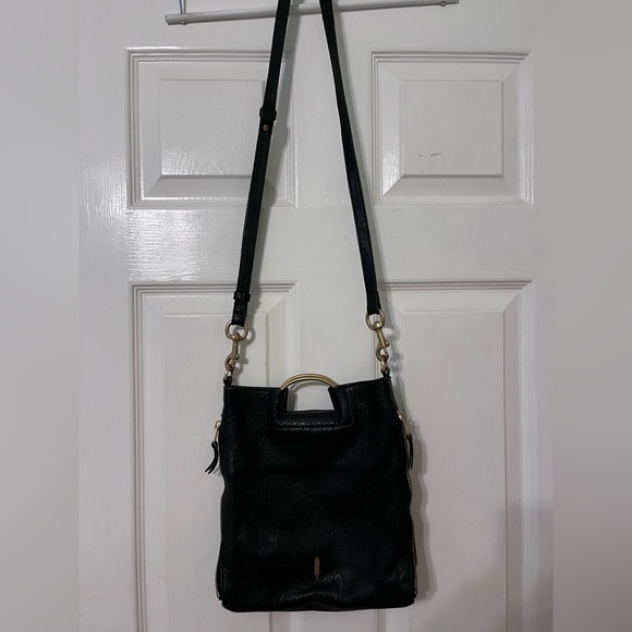 Thacker | Bags | Thacker Black Leather Crossbody Bag | Poshmark